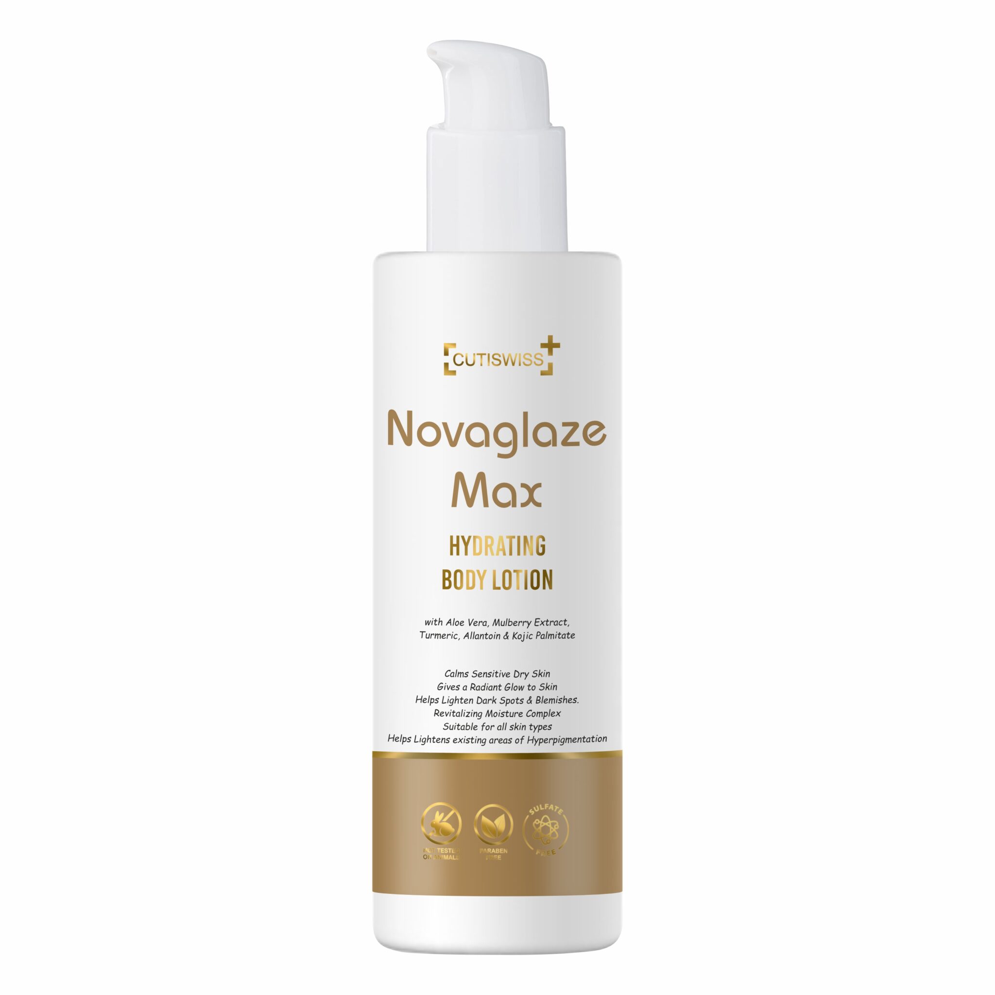 cutiswiss Novaglaze Max Whitening & hydrating Body Lotion 200ml ...